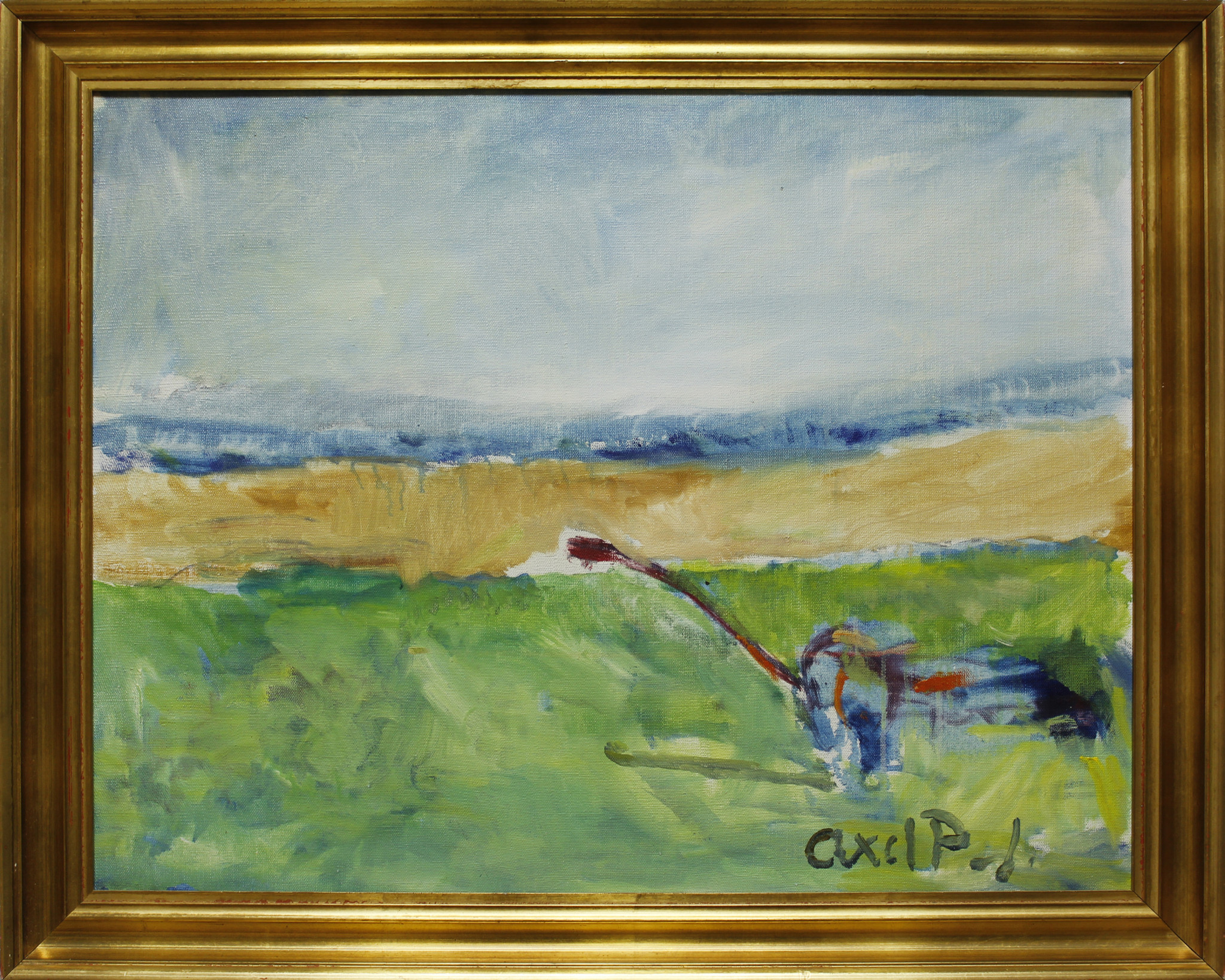 Axel P. Jensen Marklandskabs Oliemaleri | Dansk Kunstgalleri