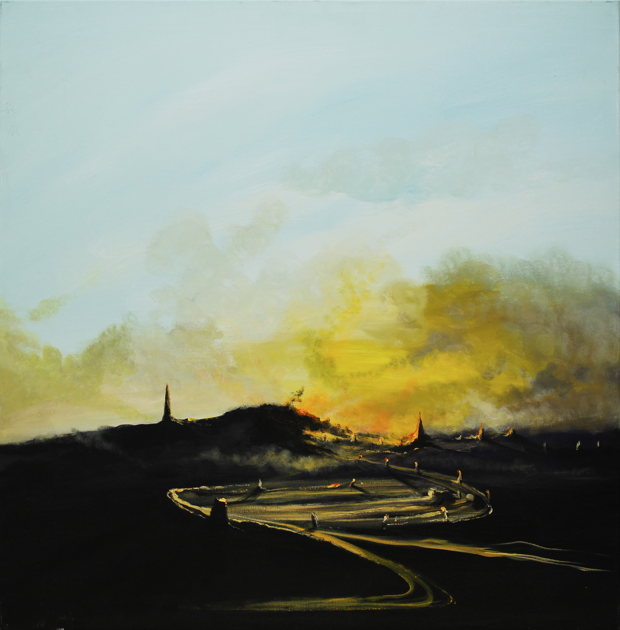 Carsten Dahl Moderne Akrylmaleri | Dansk Kunstgalleri