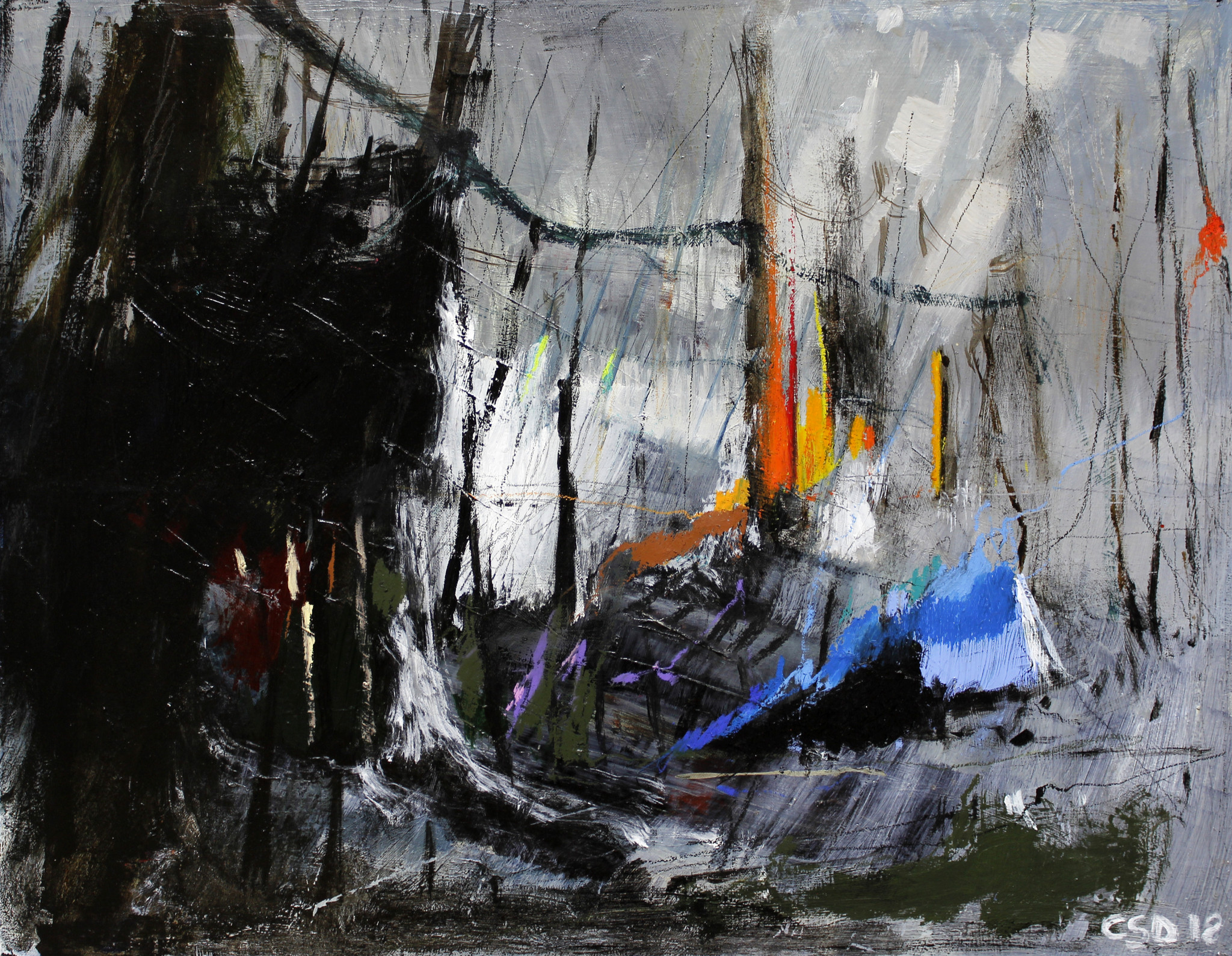 Carsten Dahl Moderne Akrylmaleri | Dansk Kunstgalleri