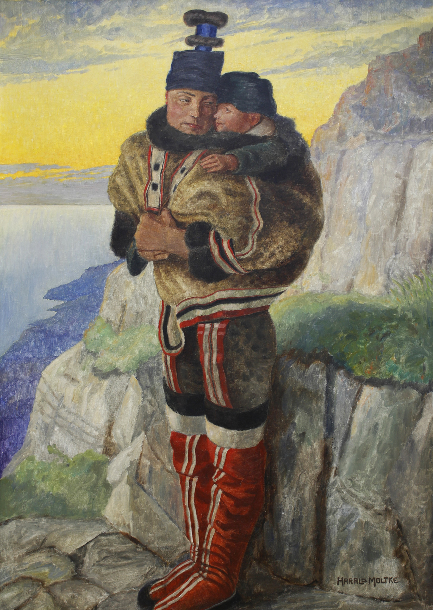 Harald Molkte Malerier & Kunst | Dansk Kunstgalleri