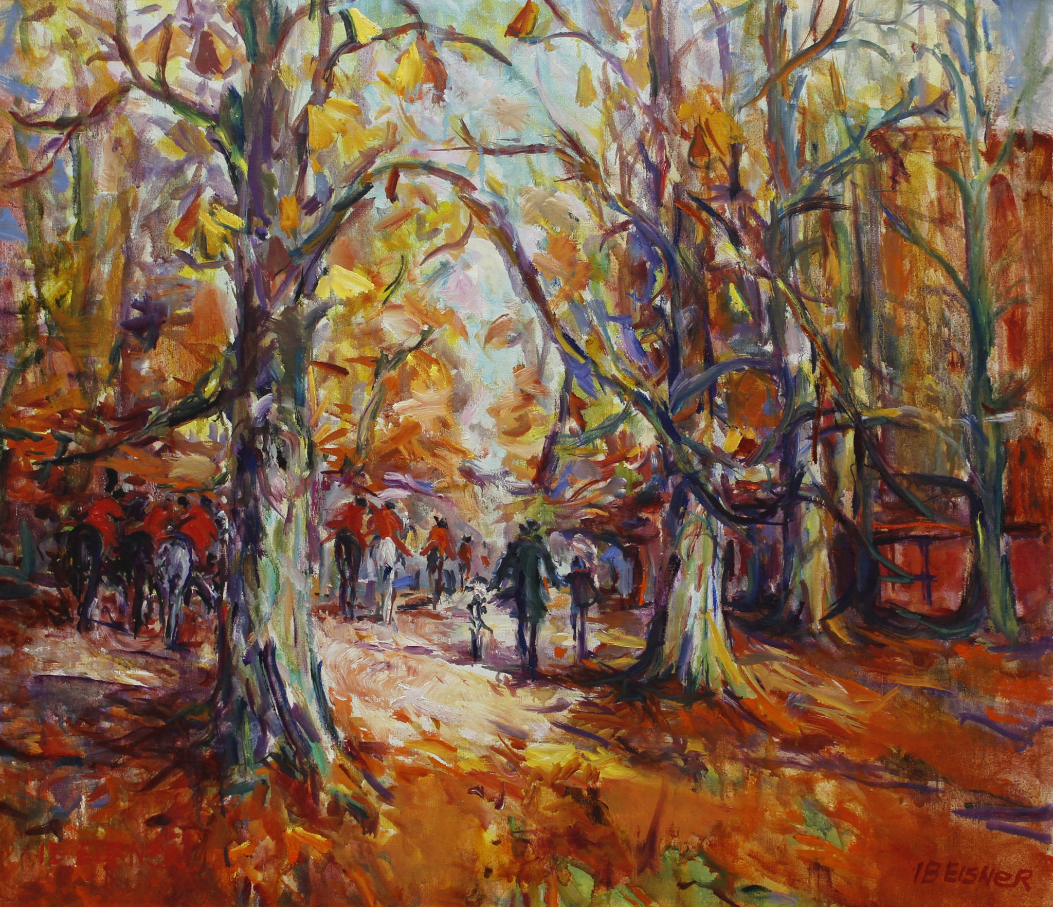 Ib Eisner Naturalistisk Oliemaleri | Dansk Kunstgalleri