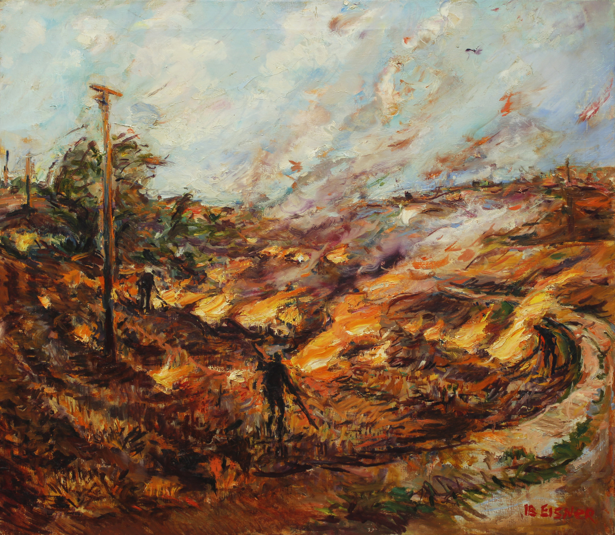 Ib Eisner Naturalistisk Oliemaleri | Dansk Kunstgalleri