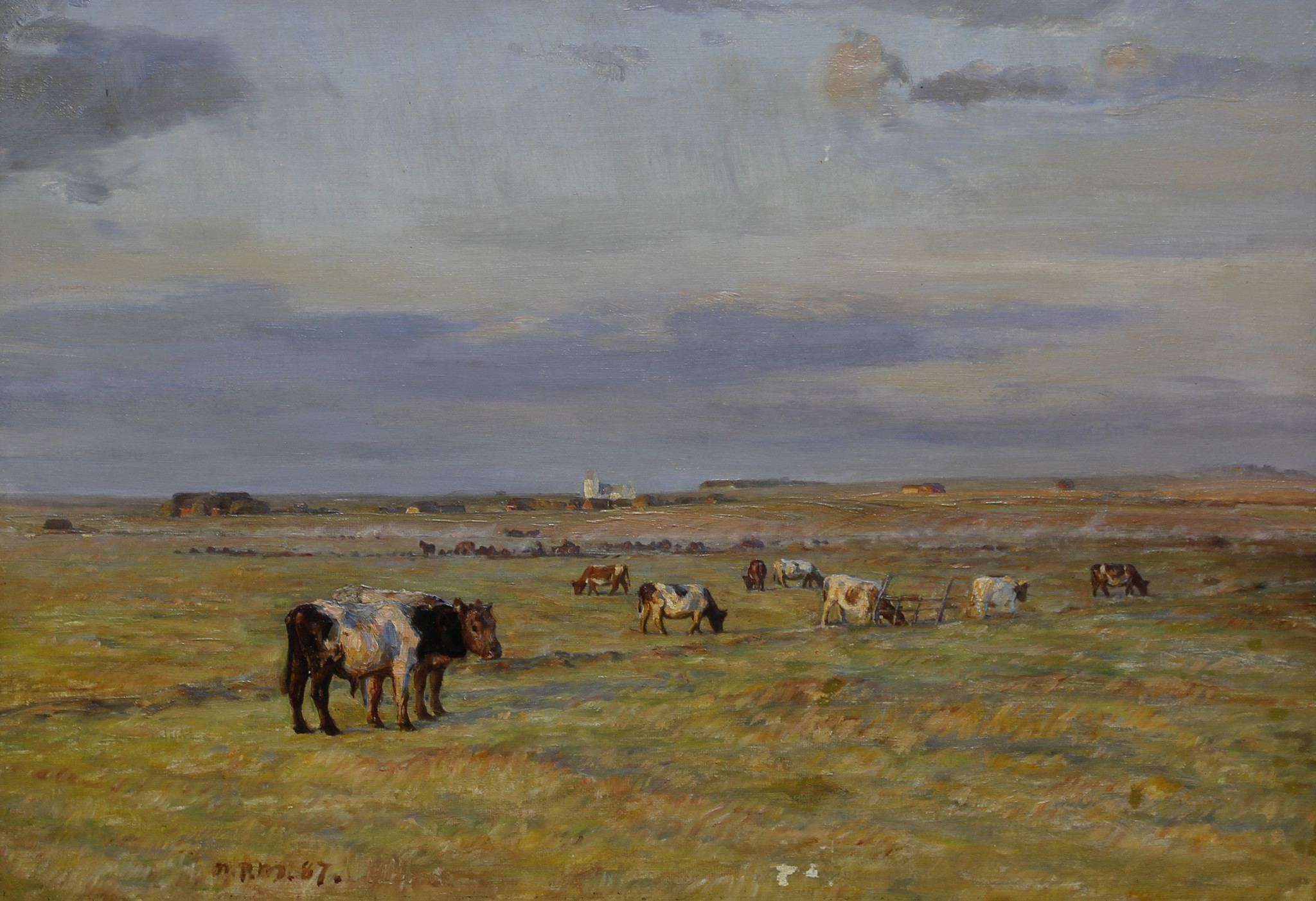 N.P. Mols Landskabs Oliemaleri | Dansk Kunstgalleri