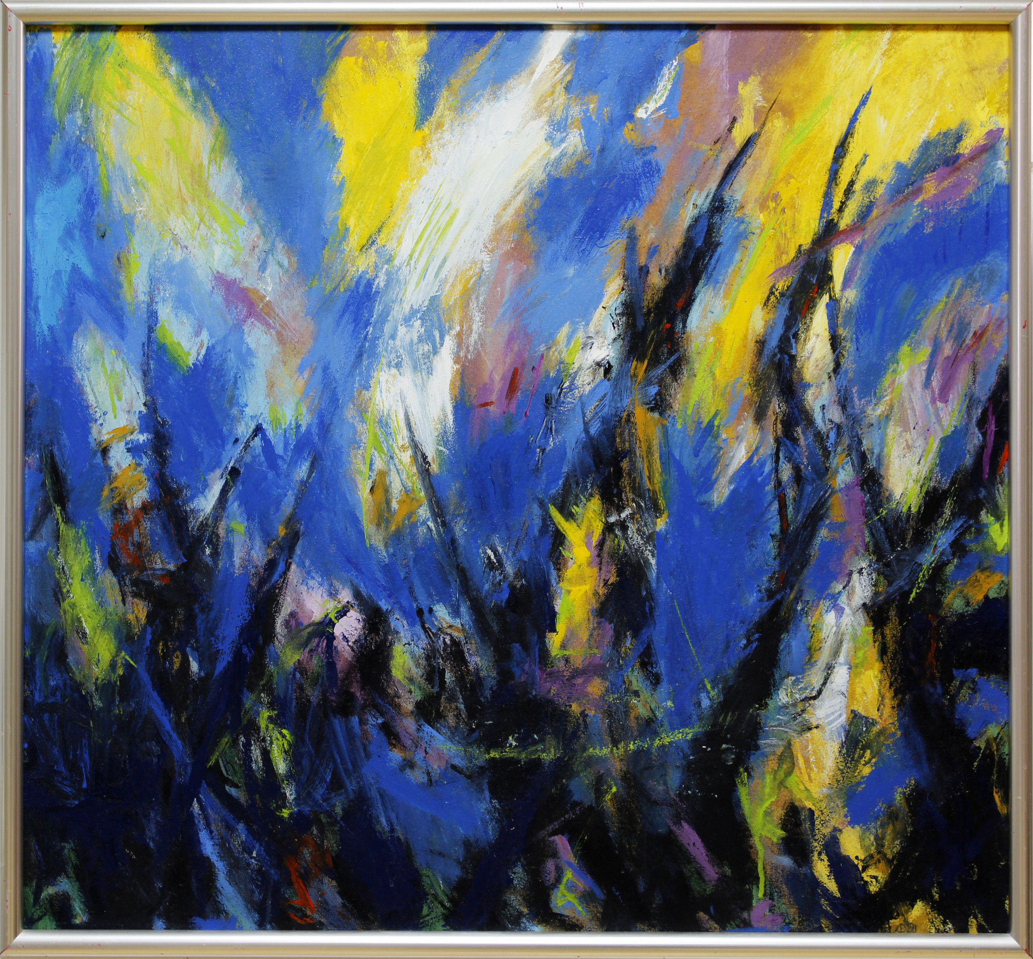 Ole Olsen Abstrakt Oliemaleri | Dansk Kunstgalleri