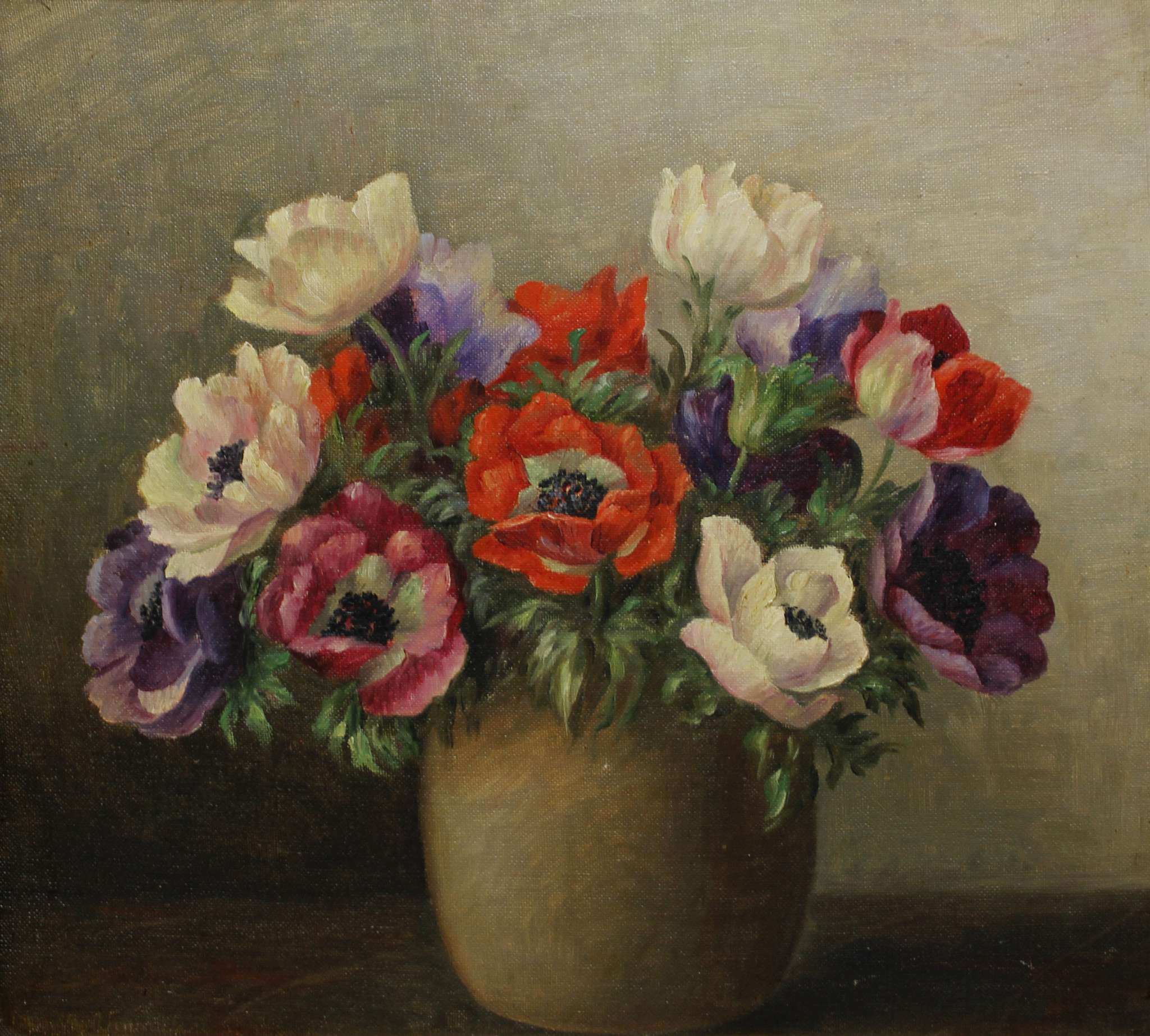 Yelva Vermehren Blomster Oliemaleri | Dansk Kunstgalleri