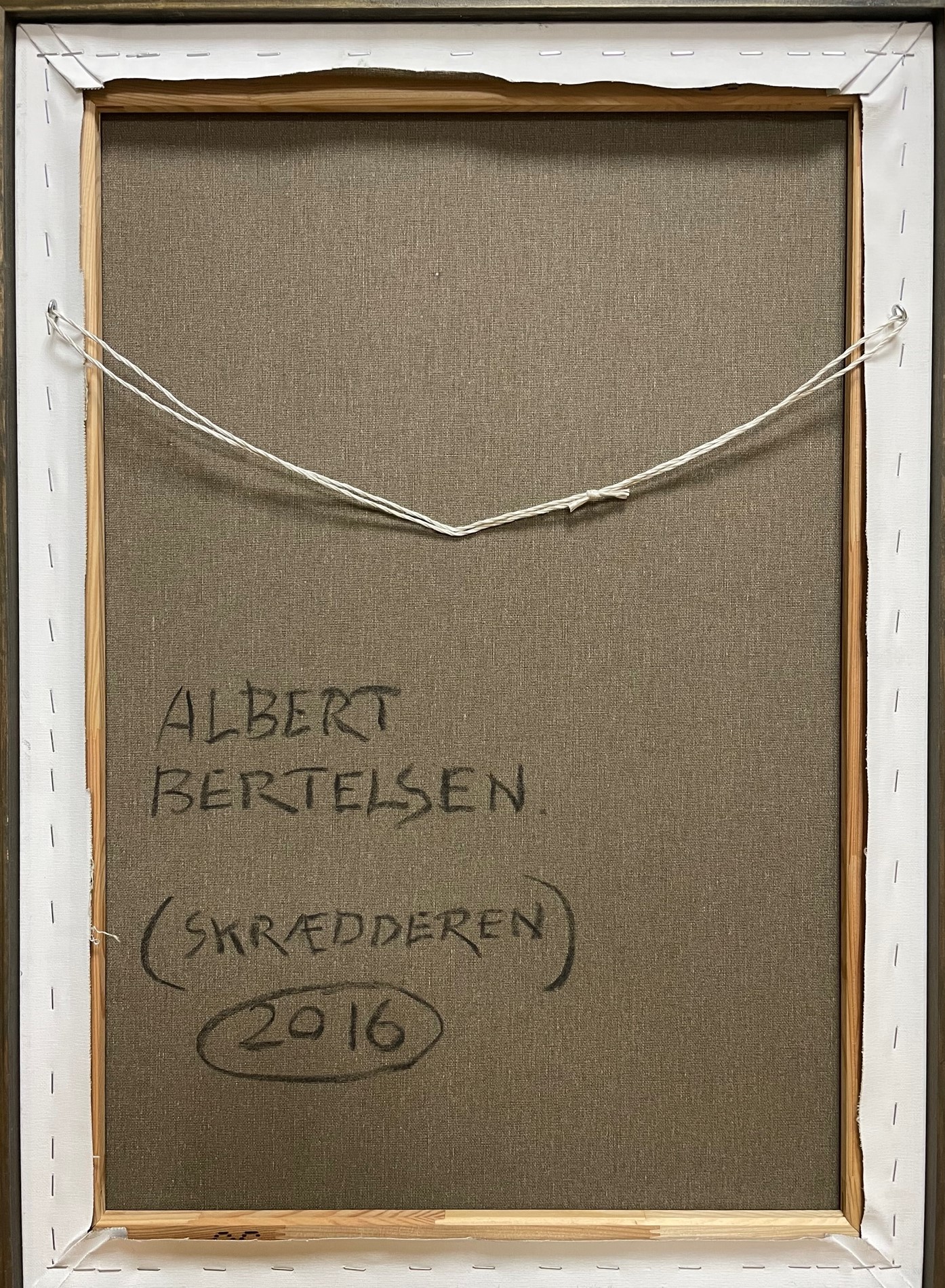 Albert Bertelsen. "Skrædderen" 2016. 70x50cm. | Dansk Kunstgalleri