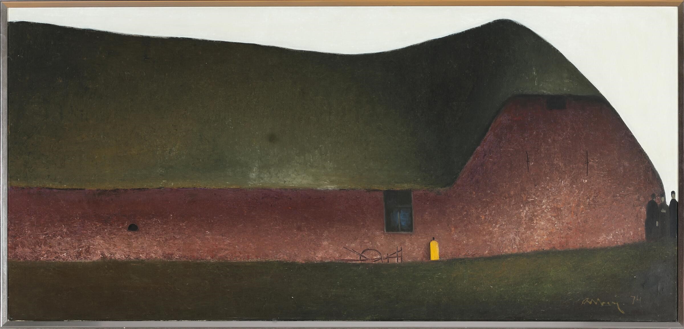 Albert Bertelsen Gård Oliemaleri | Dansk Kunstgalleri